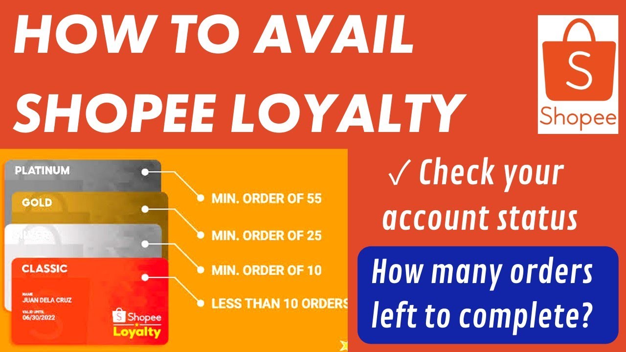 HOW TO AVAIL SHOPEE LOYALTY CARD | #shopeeapp #shopee #shopeeloyalty ...
