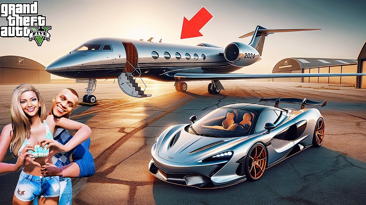 😍*Exclusive* Johnson's NEW 2024 Gulfstream Private Jet-GTA 5 ...