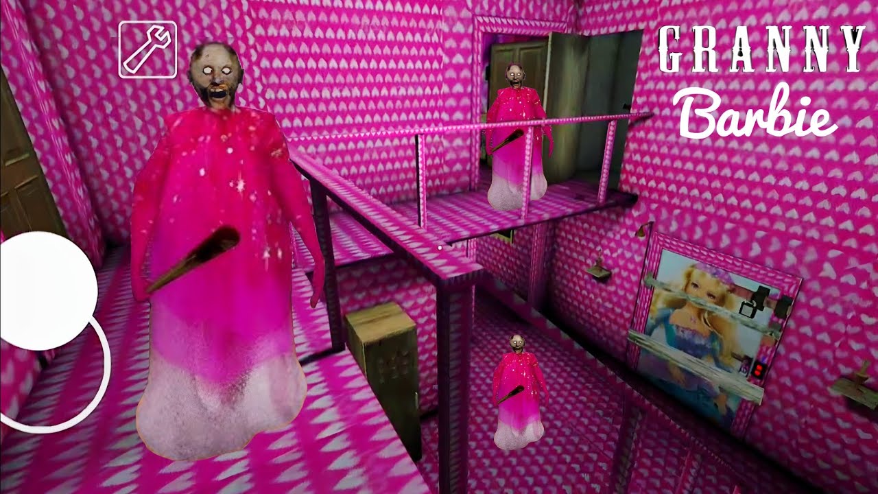 Granny Game Horror Door Escape Gameplay | Granny Barbie House Ep 01 ...