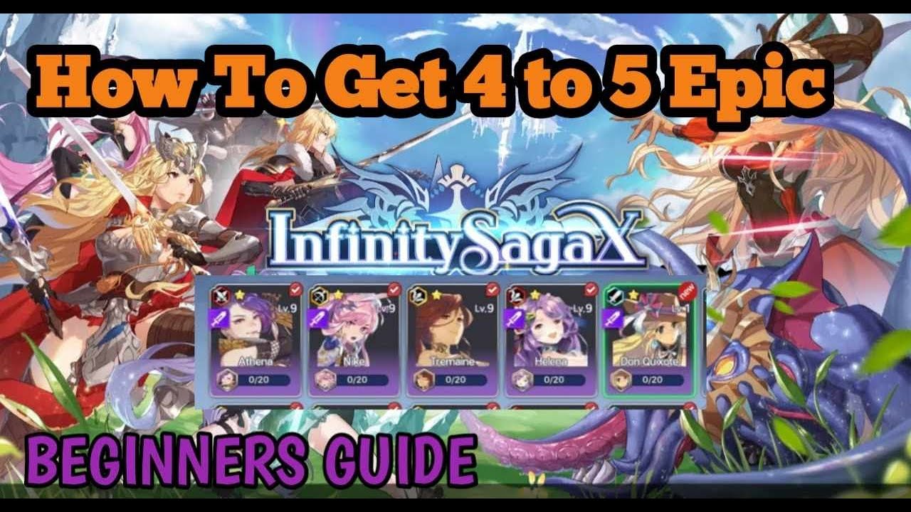 Infinity Saga X - How to get 4 to 5 epic In the beginning - YouTube