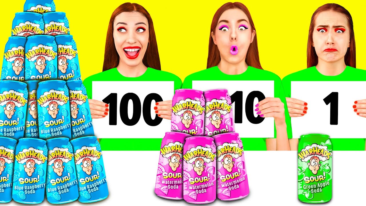 100 Layers of Food Challenge | Funny Food War by RaPaPa Challenge - YouTube