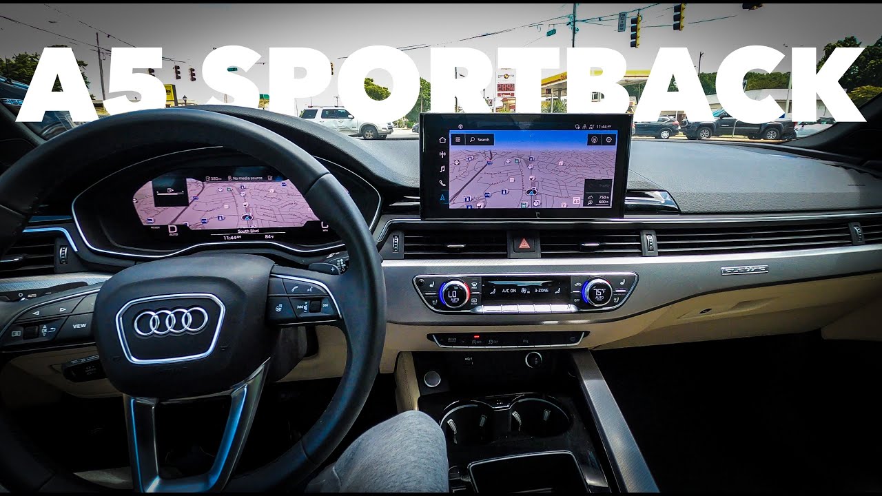2021 B9.5 Audi A5 Sportback Dashboard - YouTube