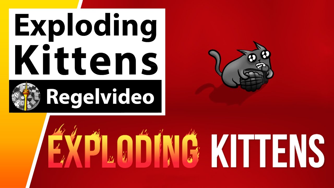 Exploding Kittens - Regeln & Beispielrunde - YouTube