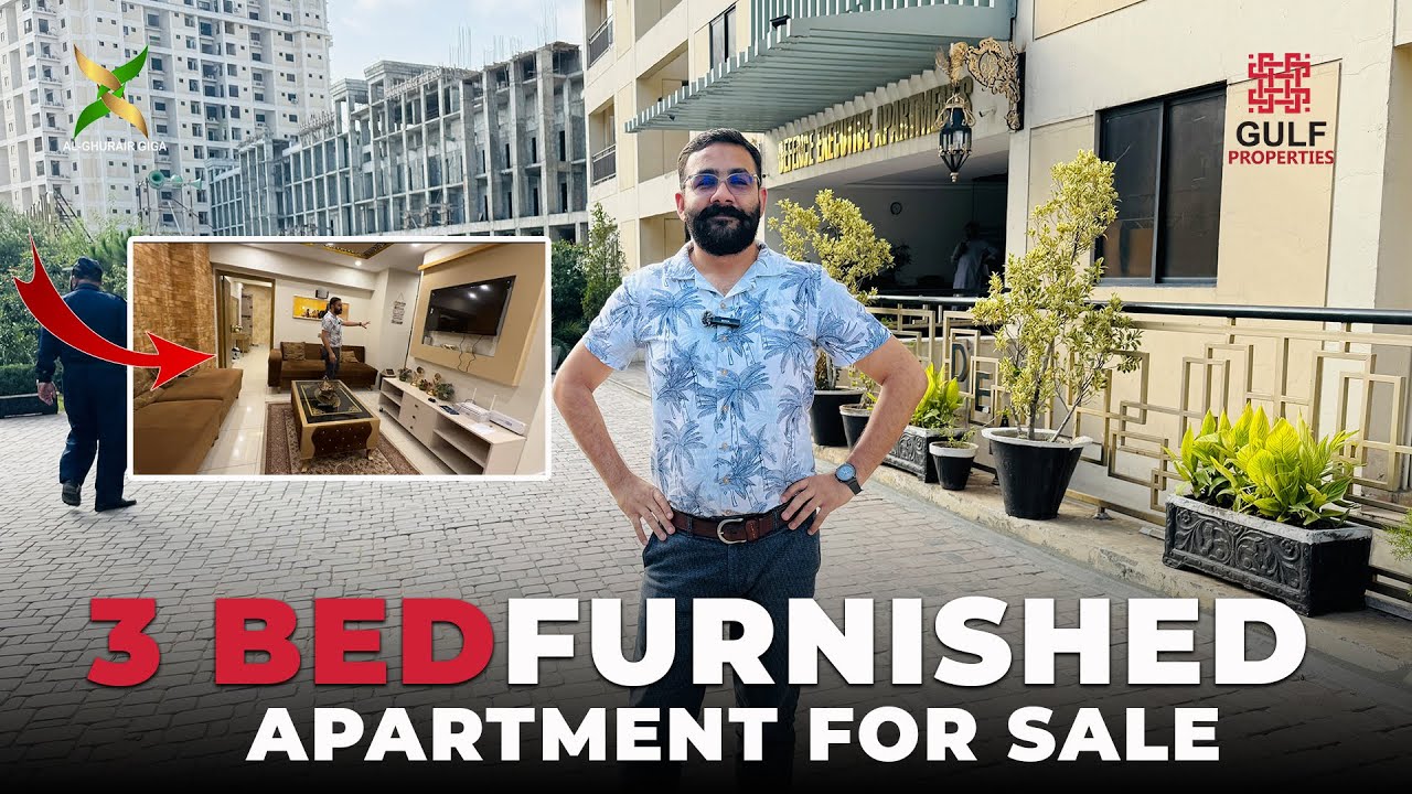 3 Bed Fully Furnished Apartment Tour | Defence Executive Apartments DHA ...