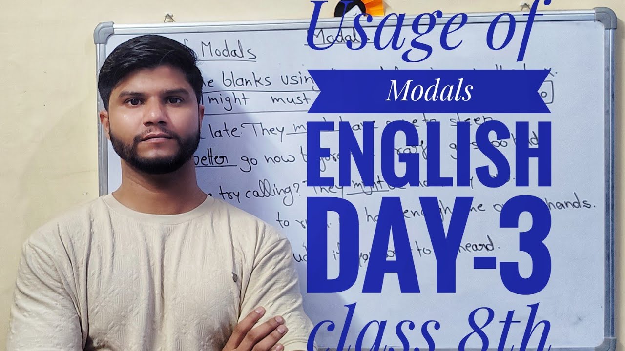 Usage of Modals From English Grammar for Class 8th - YouTube