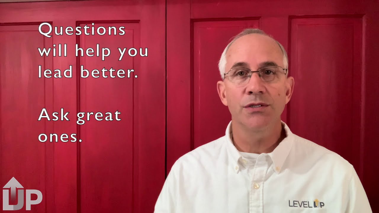 The Question for Today - Do I ask enough questions? - YouTube