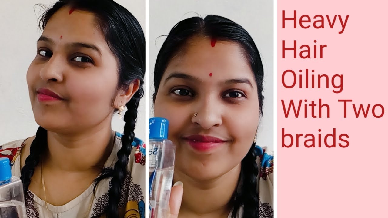 Heavy Hair Oiling। 3Ways to apply Oil । Comb oily hair properly - YouTube