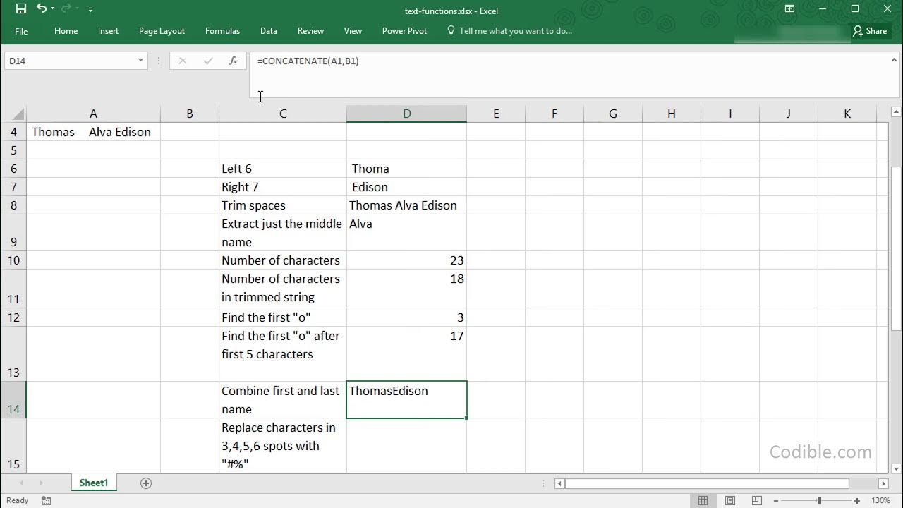 Overview of text functions in Excel - YouTube