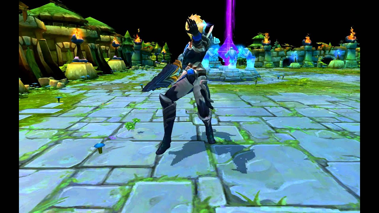 League Skins - Championship Riven (Ability Effects, Animations & Emotes ...