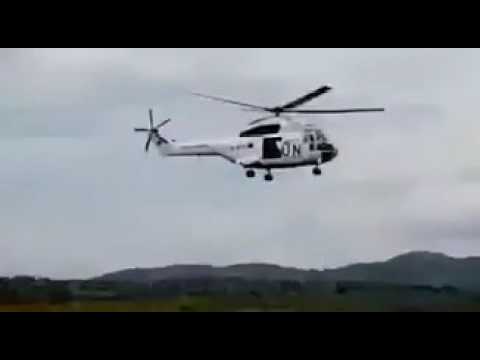 Pakistan Army Puma helicopter crash in Congo - YouTube