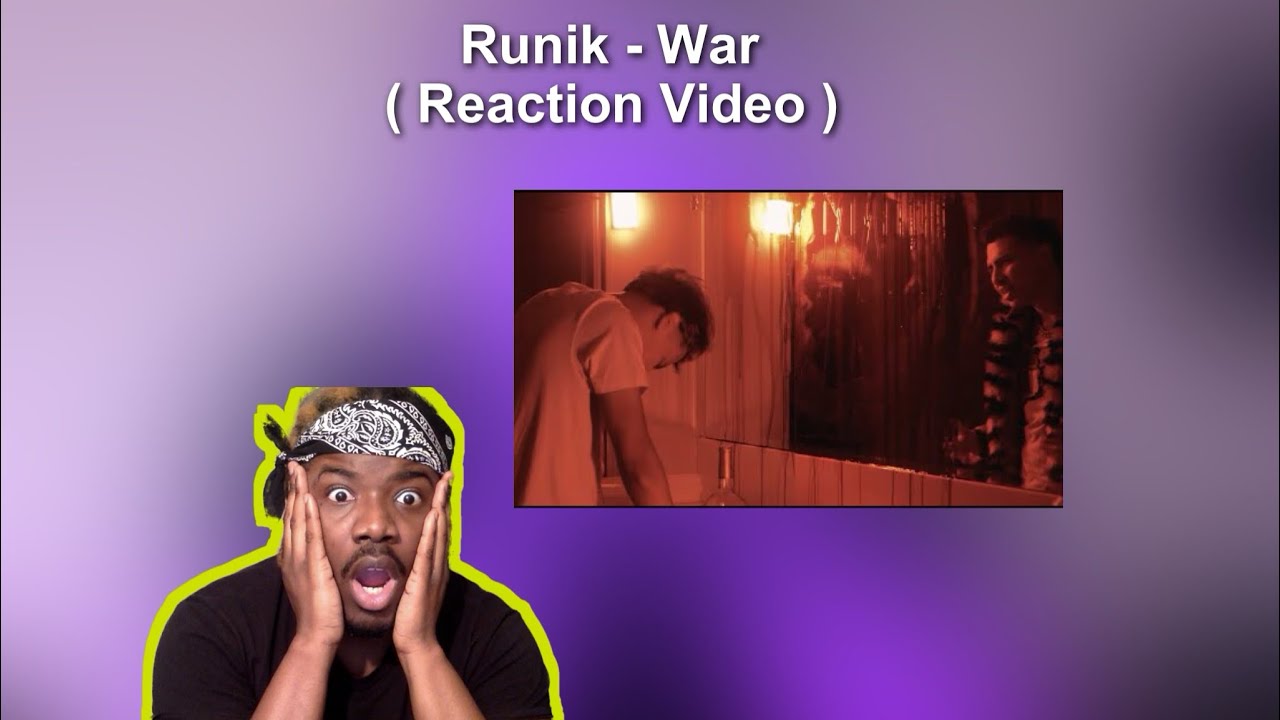 RUNIK - WAR ( Official Music video Reaction ) - YouTube