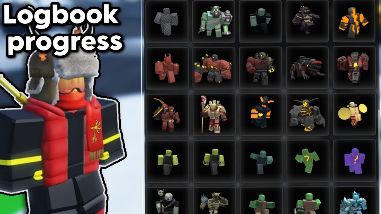My Enemy Logbook Progress Showcase | Tower Defense Simulator - YouTube