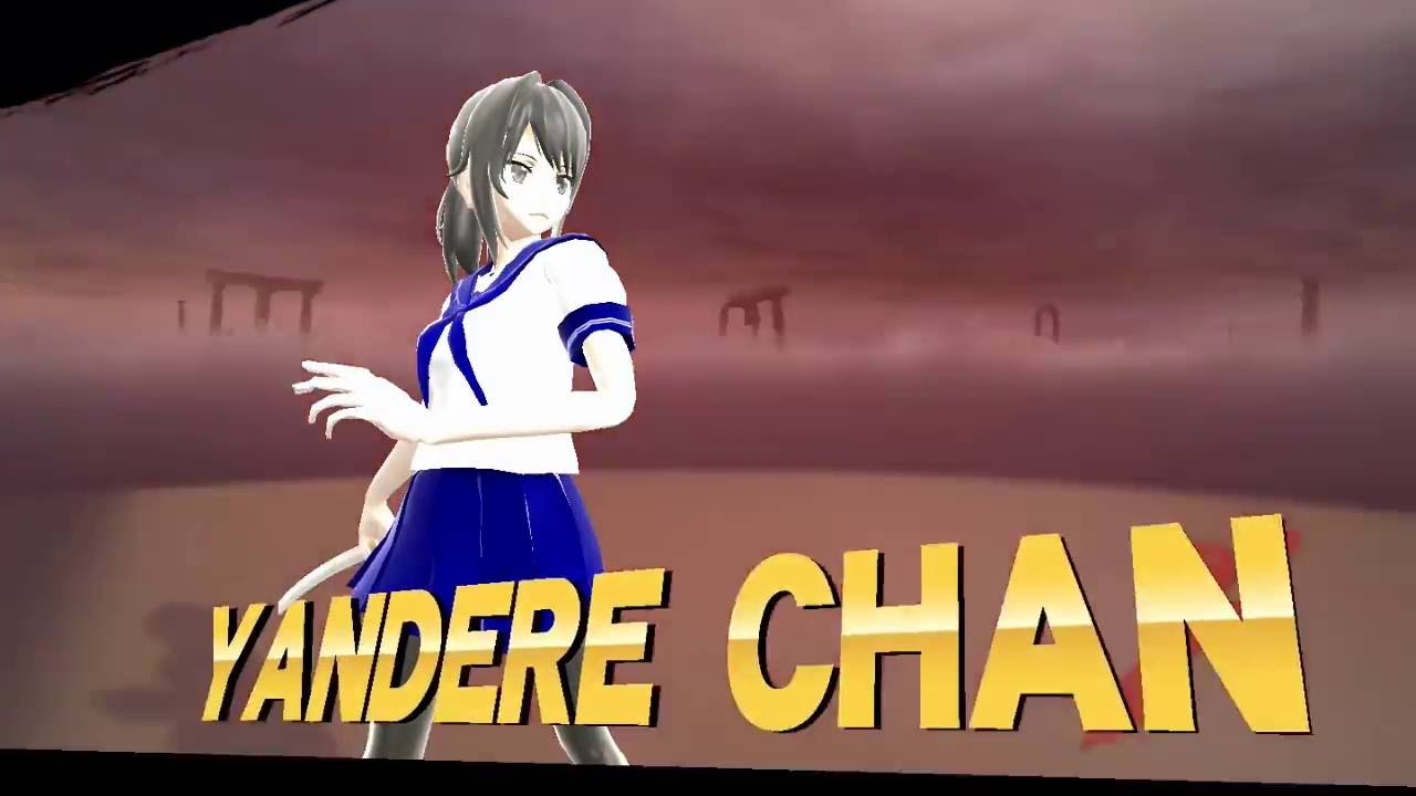 Yandere Chan Smash 4 Mod! @YandereDev @PikachukMods - YouTube