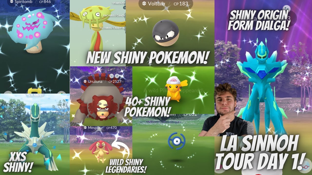 LA Sinnoh Tour City Experience! Shiny Origin Dialga, NEW Shiny Pokemon ...