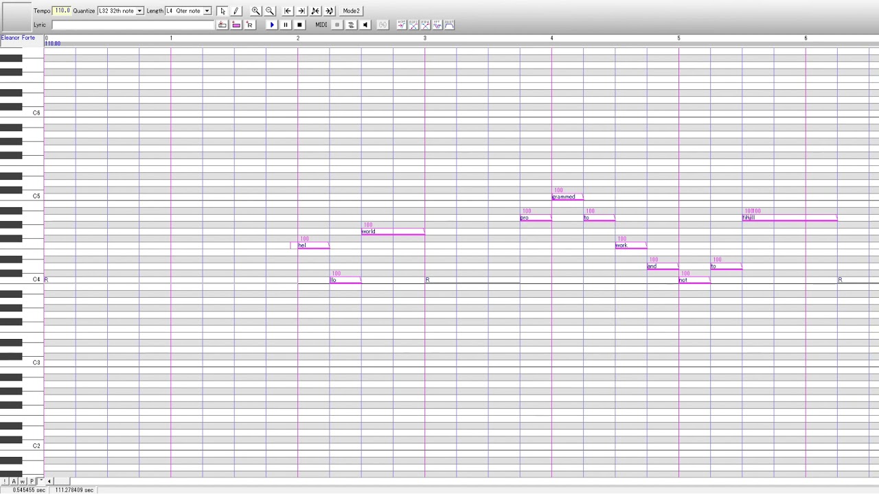 Eleanor Forte Utau port - YouTube