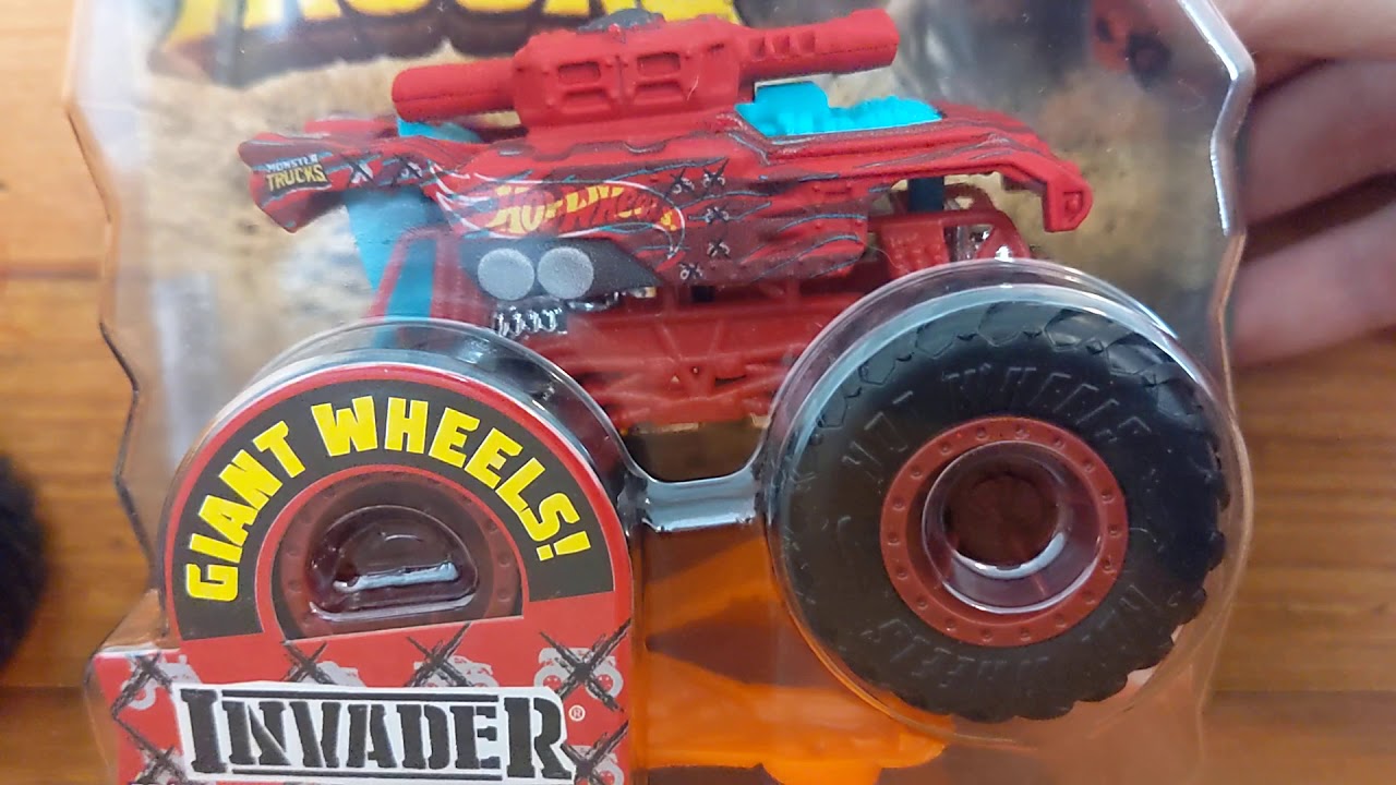 Hot Wheels Camaro & Invader Monster Trucks Unboxing! - YouTube