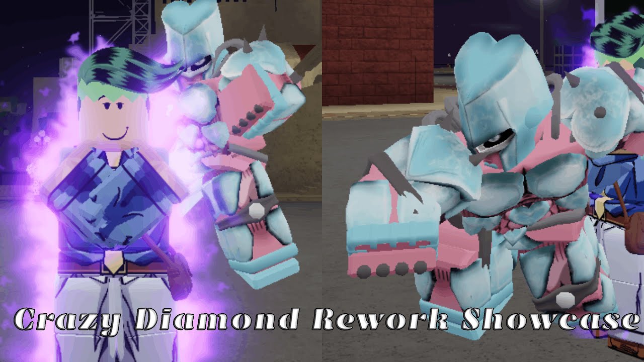 Crazy diamond rework showcase in YBA - YouTube