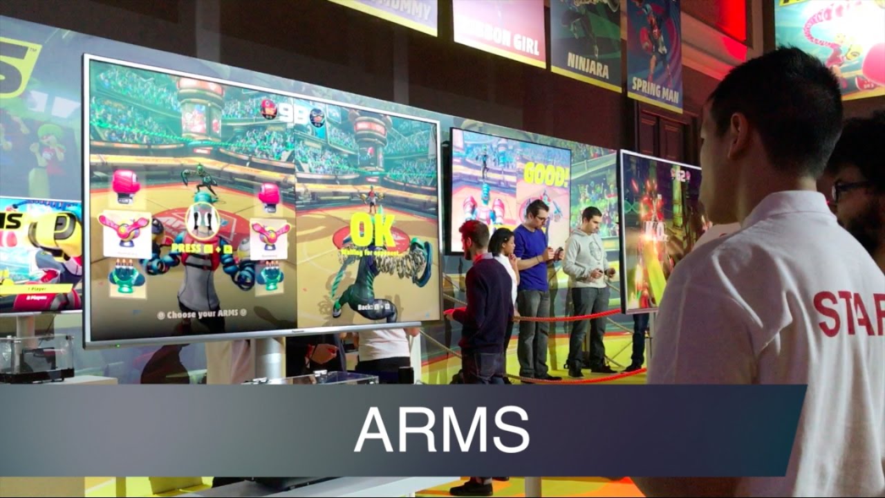 ARMS - GAMEPLAY (OFF SCREEN) - YouTube