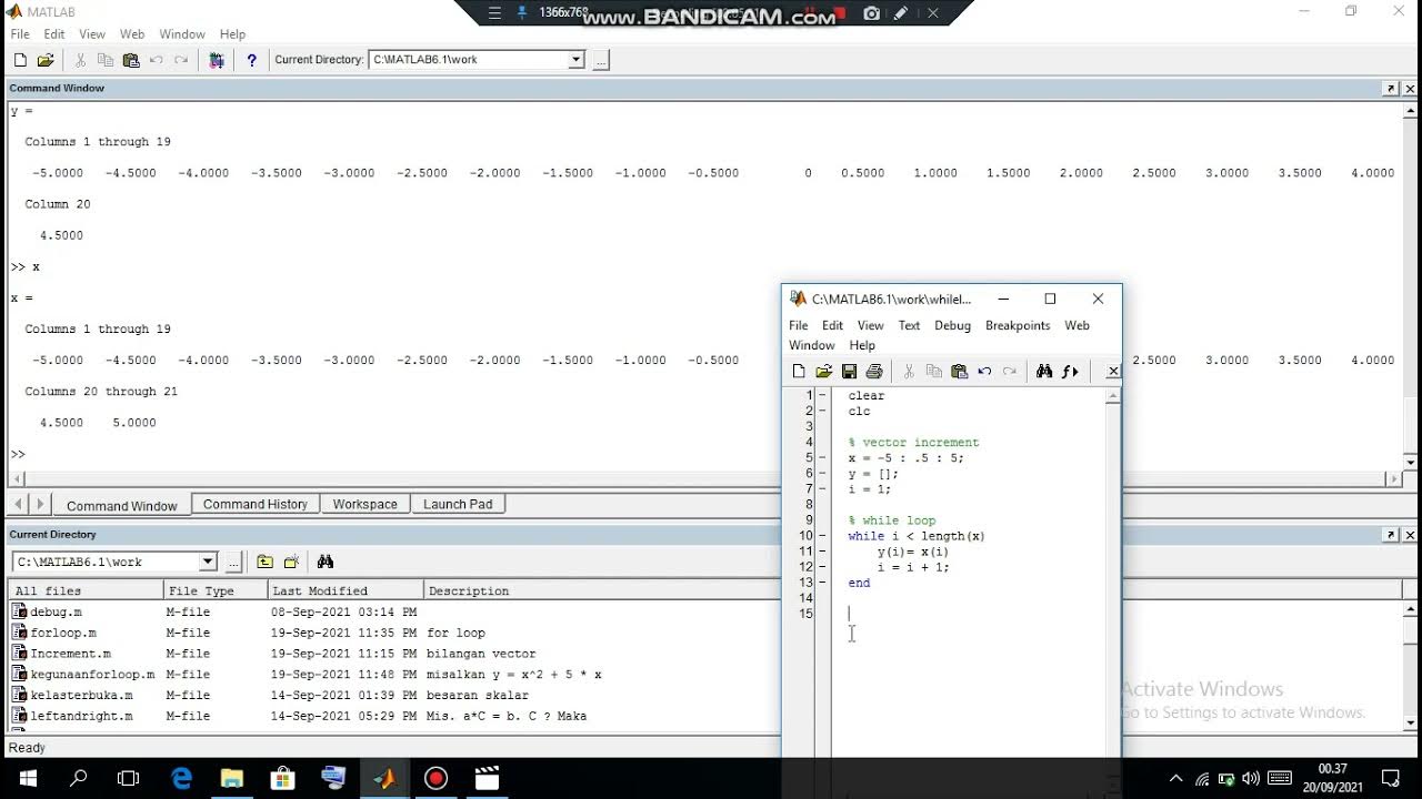 While Loop Matlab Youtube