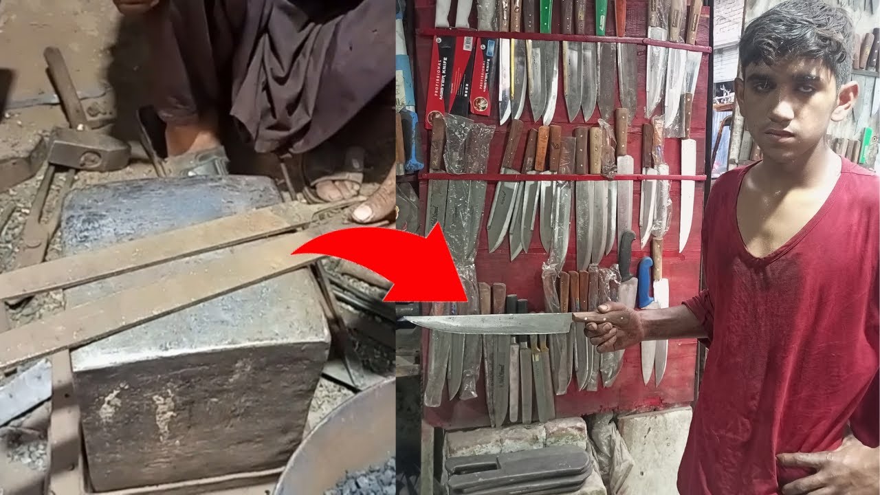 Making a Knife from an old File with Amazing Skills - YouTube