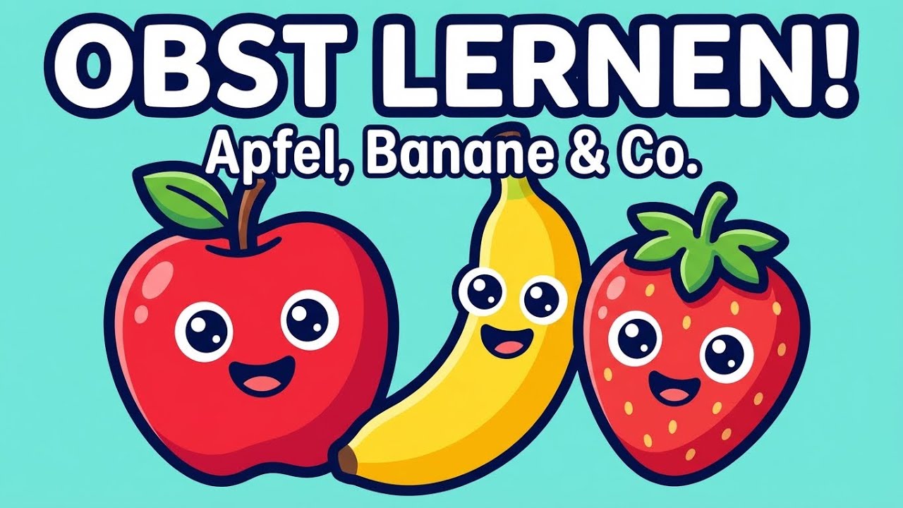 OBST LERNEN! 🍎🍌🍓 | Lustiges Kinderlied | Obstsorten lernen | LiederWelt ...