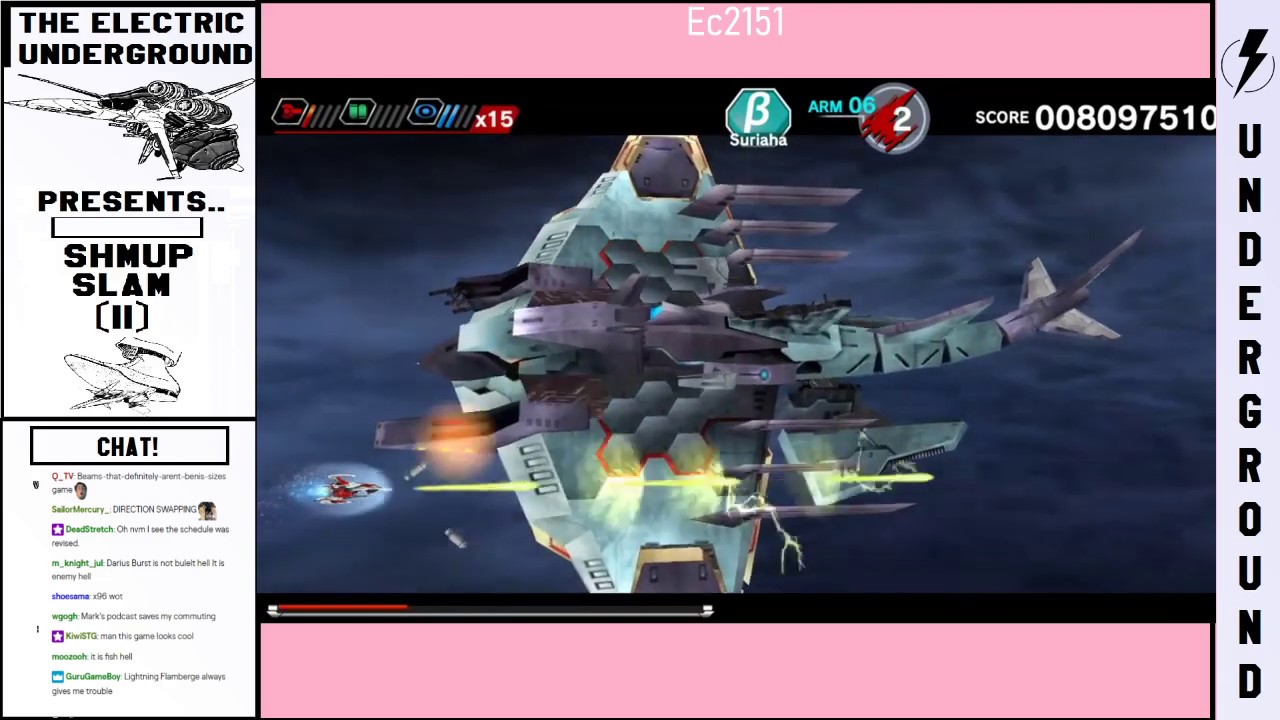 Darius Burst Chronicle Saviours Live at Shmup Slam 2! Ec2151 - YouTube