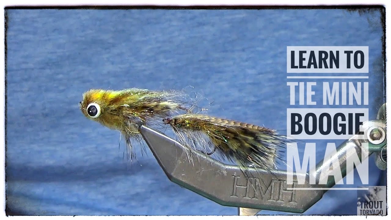 Fly Tying: A Must have Streamer pattern the Mini Boogie Man! - YouTube