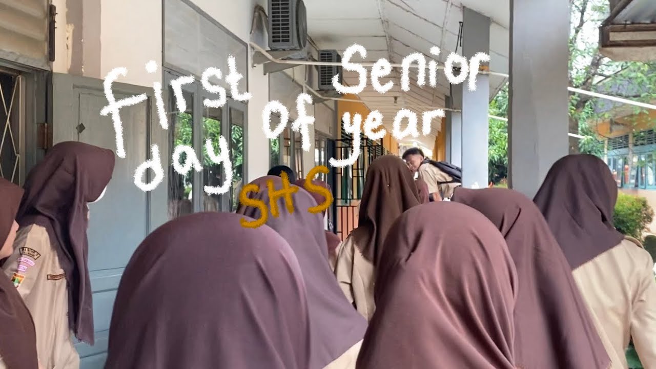 First day of senior year || senior high school - YouTube