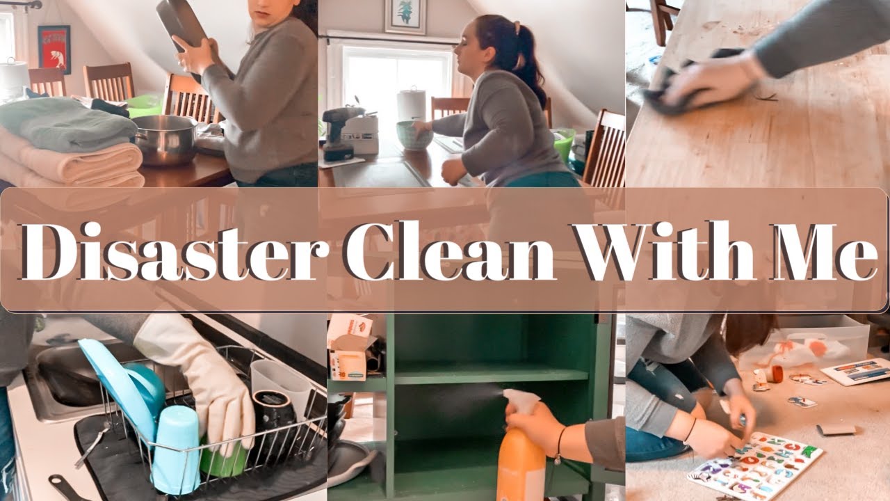 *NEW* NAP TIME HUSTLE // DISASTER CLEAN WITH ME // APARTMENT CLEANING ...