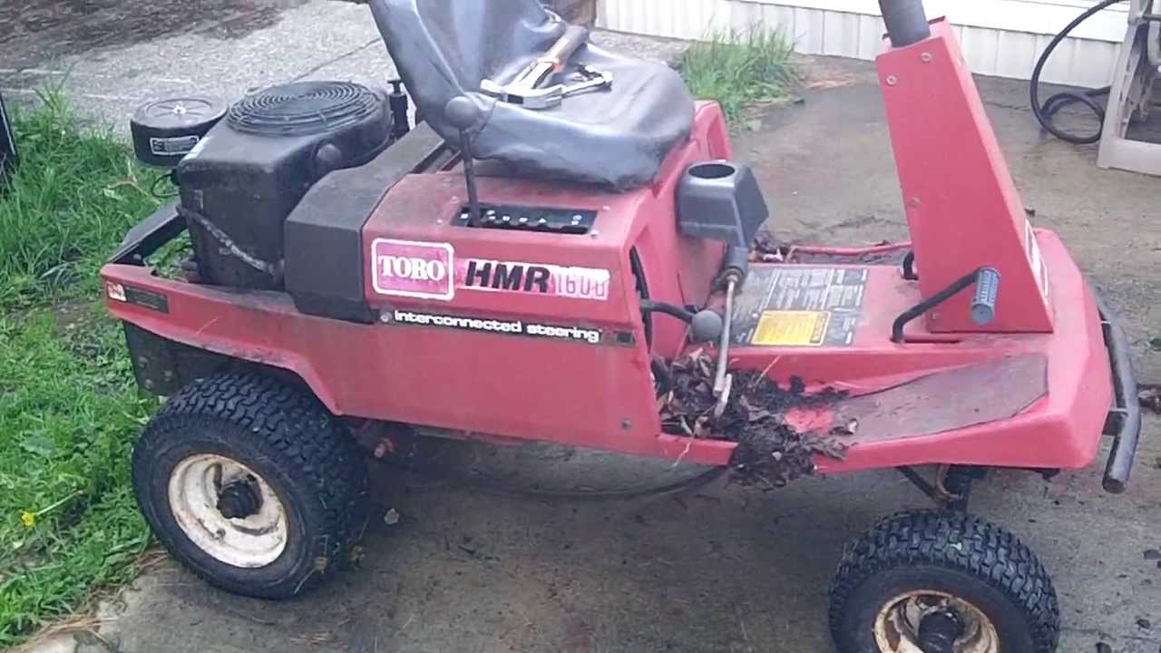 Toro deck spring - YouTube