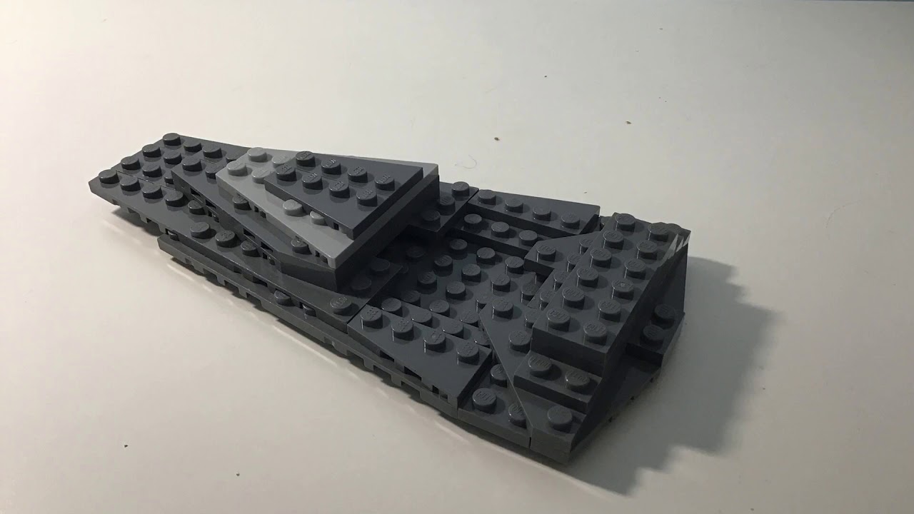 How to make a mini LEGO star destroyer - YouTube