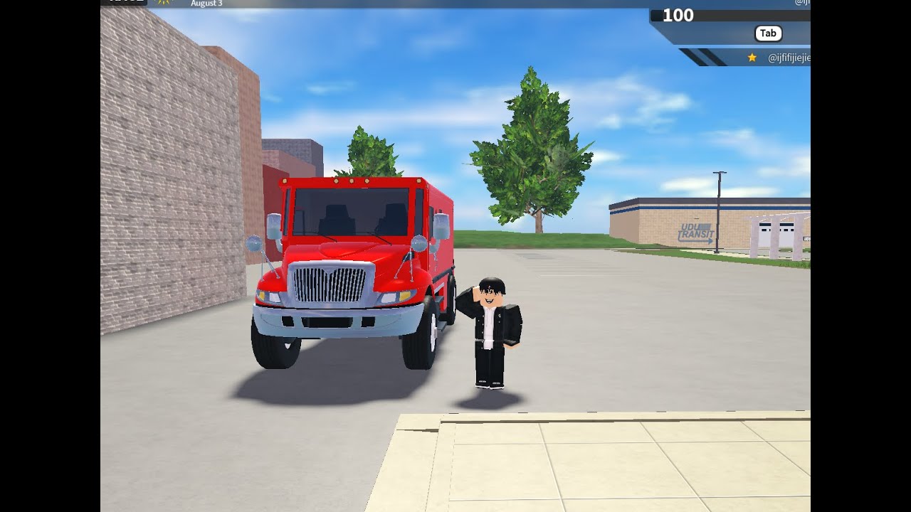 Hitting RANK 100 on the trucker team in Roblox Ultimate Driving!! - YouTube