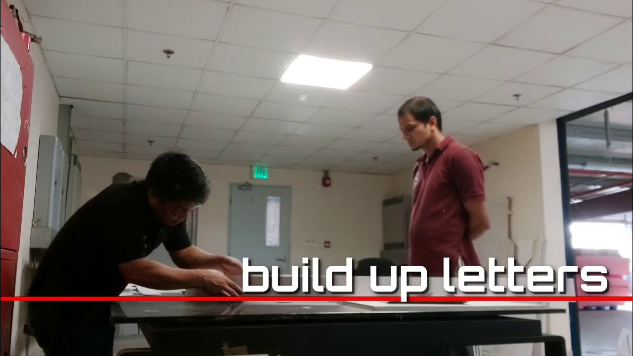 build up letters - YouTube
