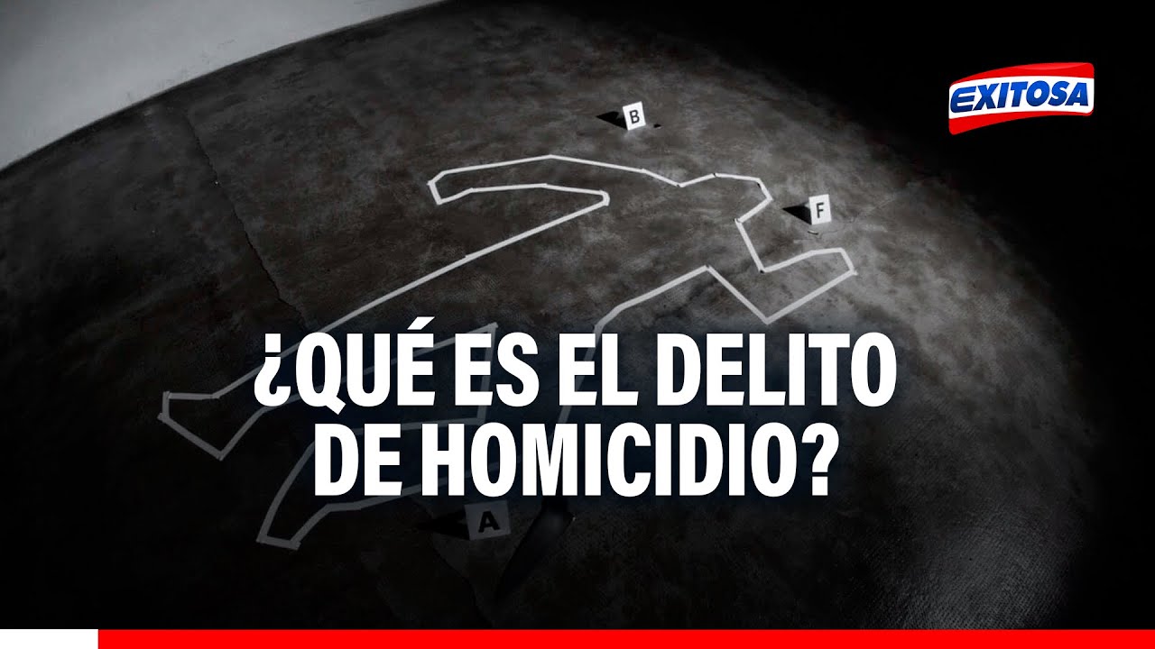 🔴🔵Mario Camacho responde: ¿Qué es el delito de homicidio y qué sanción ...