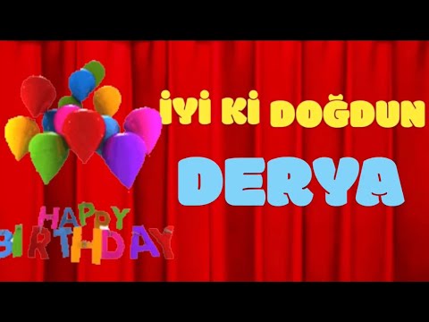 İYİ Kİ DOĞDUN DERYA 4. KOMİK DOĞUM GÜNÜ MESAJI 🎂 *ABİDİN KUKLA*