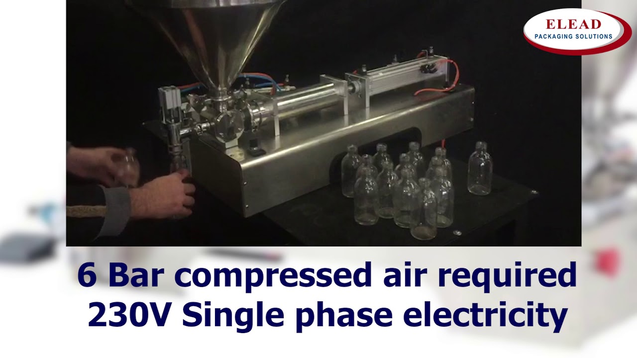 EPS | Single Head Piston Filler - YouTube