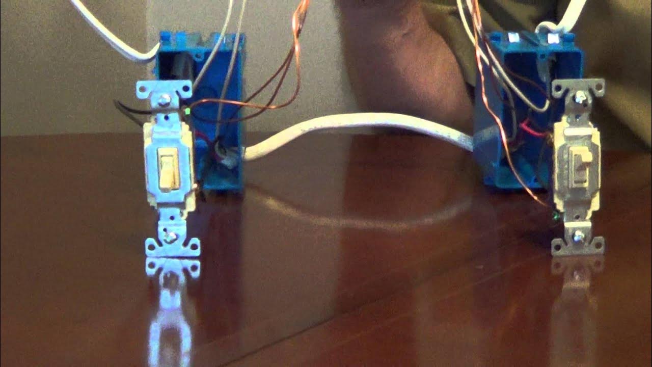 How to Wire a 3 Way Switch - Three Way Switch - YouTube
