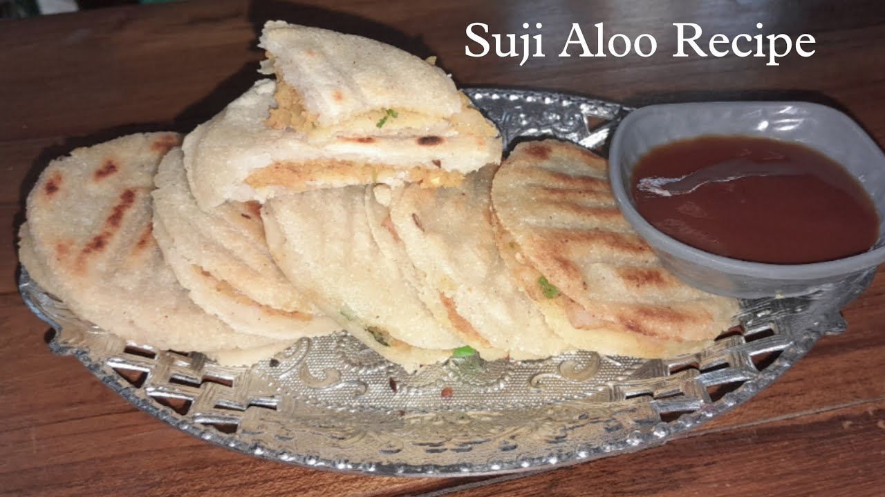 How to Make Suji Aloo Snack Recipe | Morning Break fast Recipe in ...