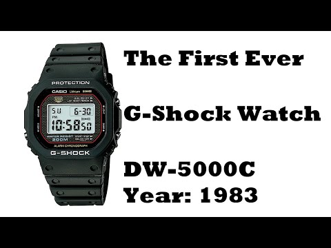 The First Ever G-Shock Watch - YouTube