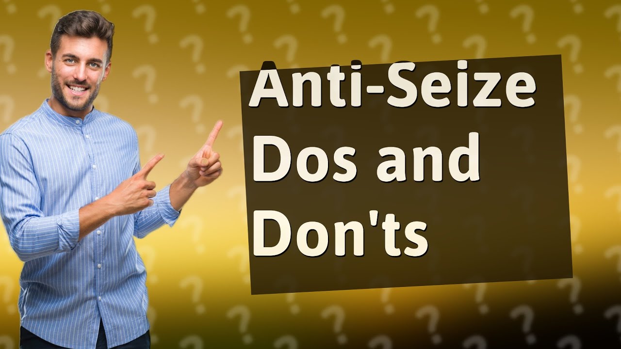 Can you apply too much anti-seize? - YouTube