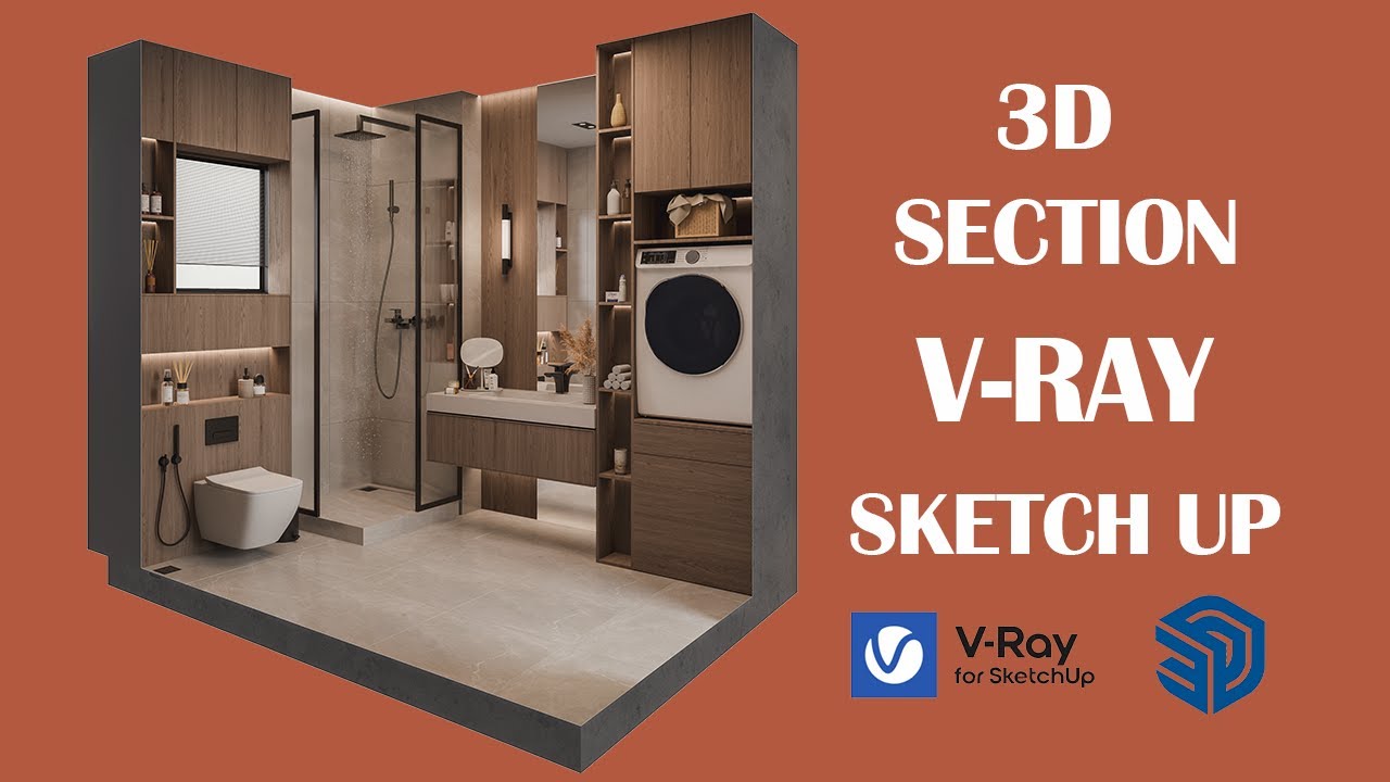 3D SECTION SKETCHUP TUTORIAL - YouTube