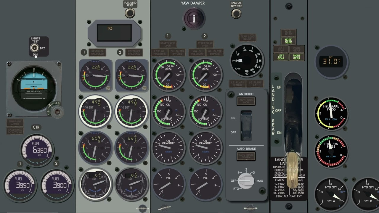 737-300 Air Manager Panels - YouTube