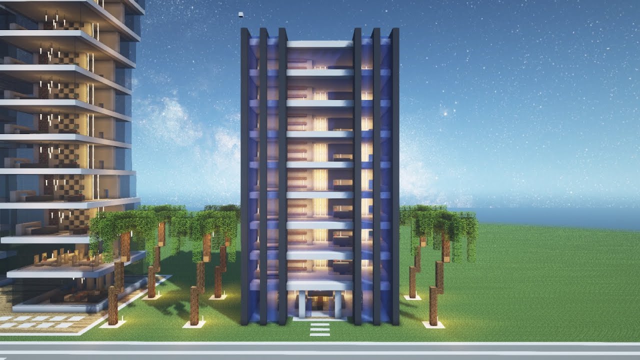 Minecraft tutorial: How to build a Minecraft apartment #12 with ...