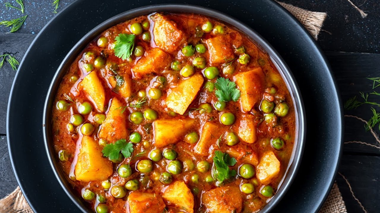 How To Make Aloo mutter | #PDFOODS - YouTube