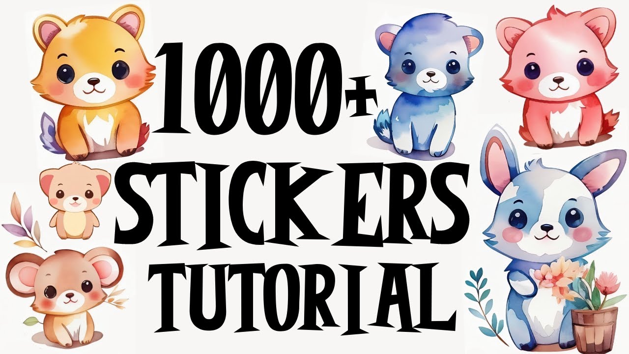 How To Make Thousands of Stickers With One Click! - YouTube