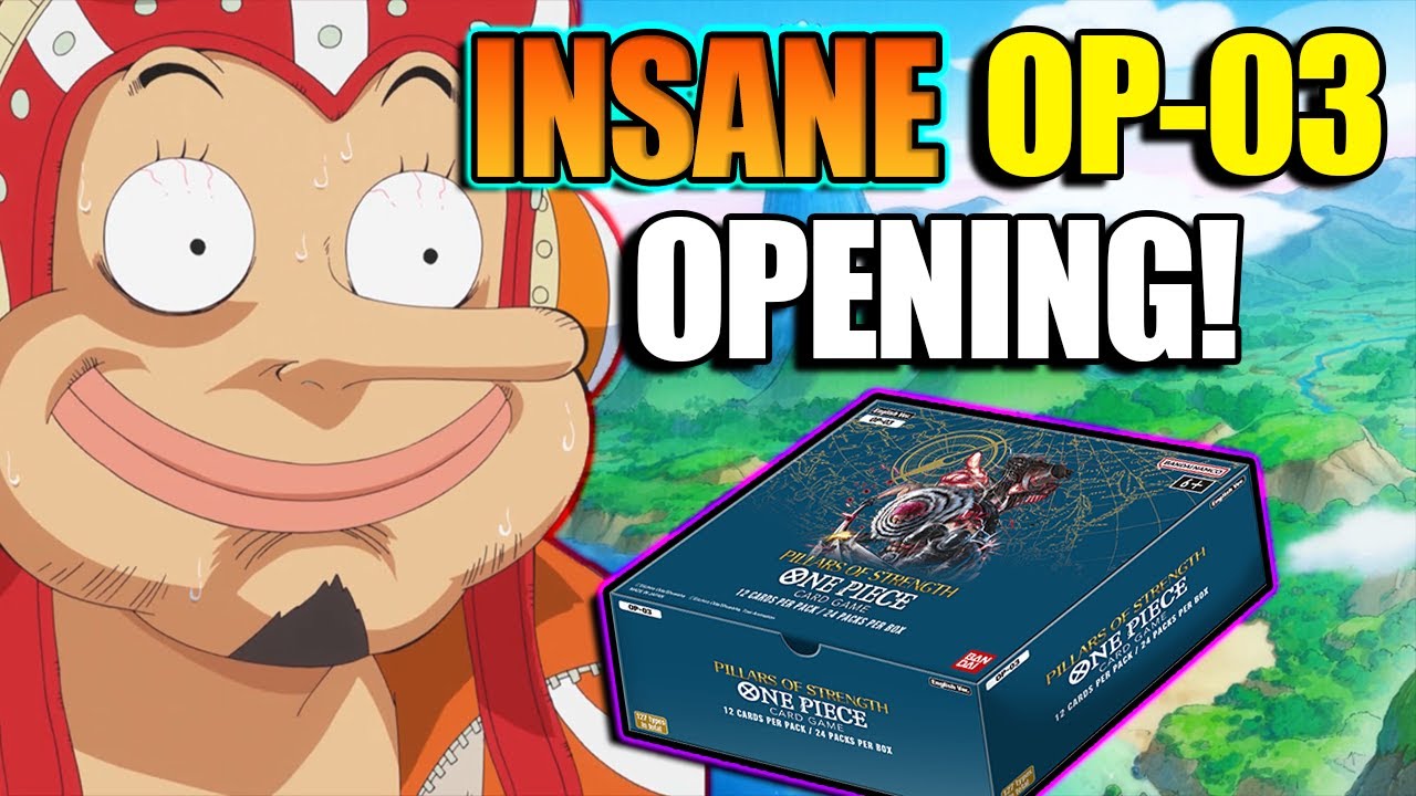 THE MOST INSANE OP-03 BOX OPENING! | One Piece TCG Pillars of Strength ...