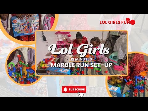 AMAZING MARBLE RUN in 12 Minutes 🏠🧱💪||LOLgirls.  #gaming  #funny seo
