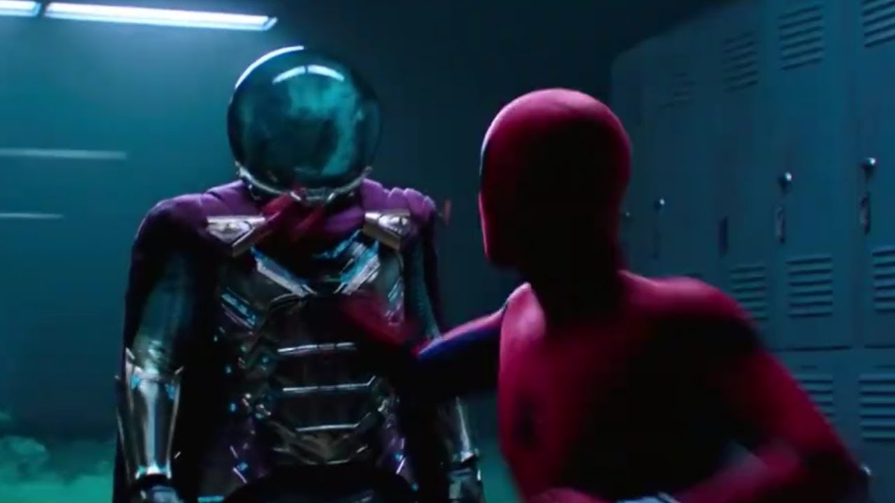 Spider-Man: Far from Home - Spider-Man Vs Mysterio / IRON MAN Walking ...