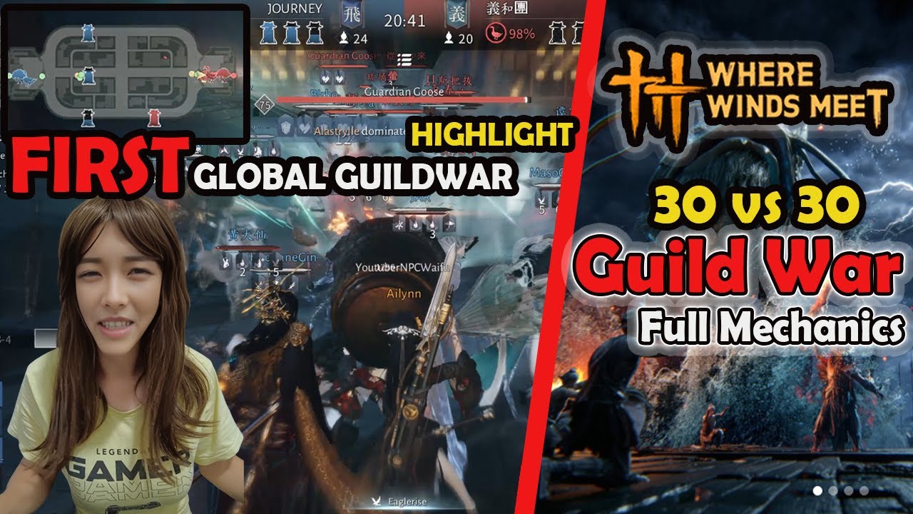 How Guild War Works：18 Jan First Ever Global War【Where Winds Meet ...