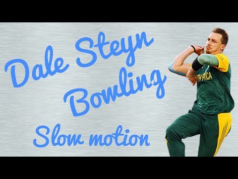 Dale Steyn bowling slow motion MUST WATCH